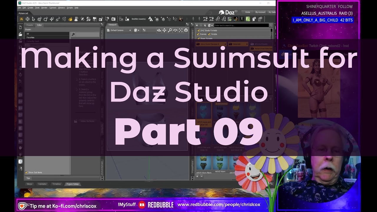 Part 09 Making a Swimsuit for Daz Studio - YouTube