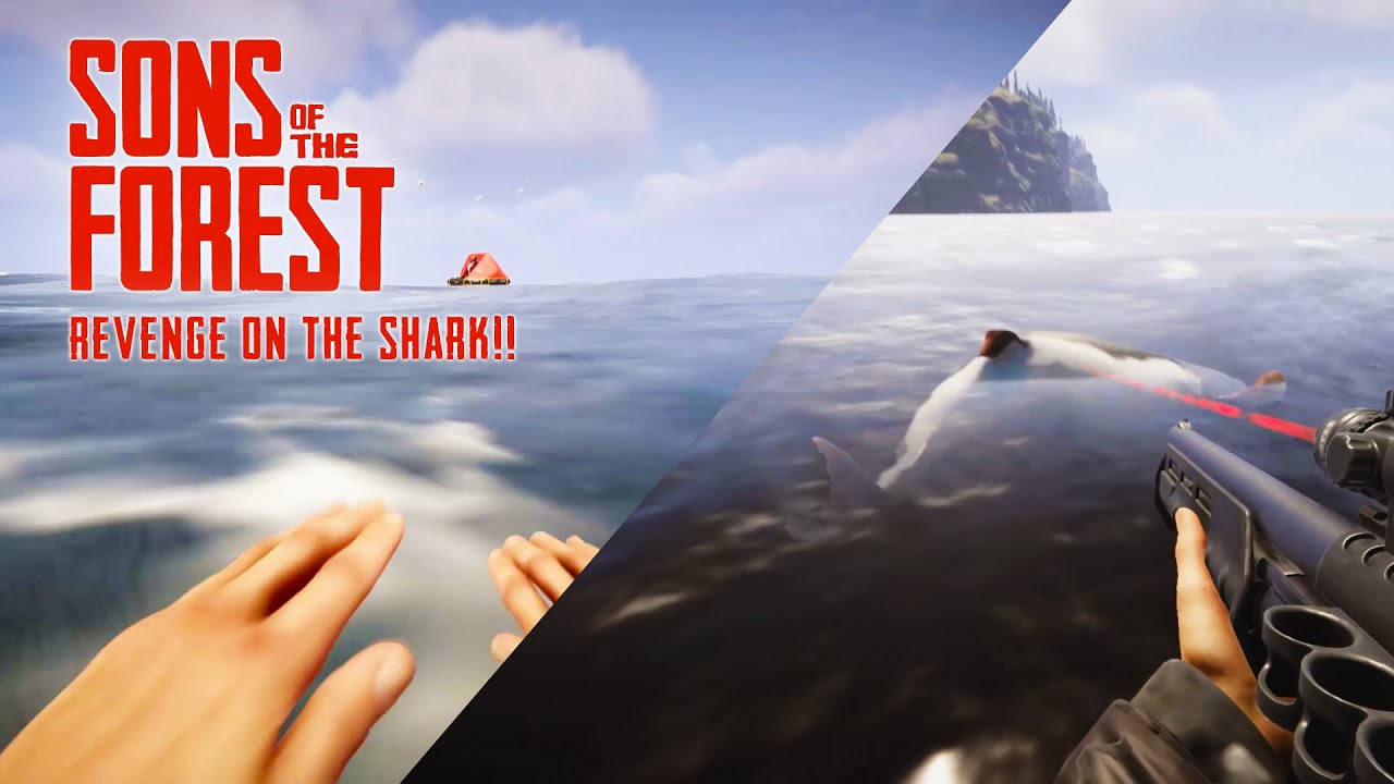 Sons of the Forest - Shark ate the shot! - YouTube