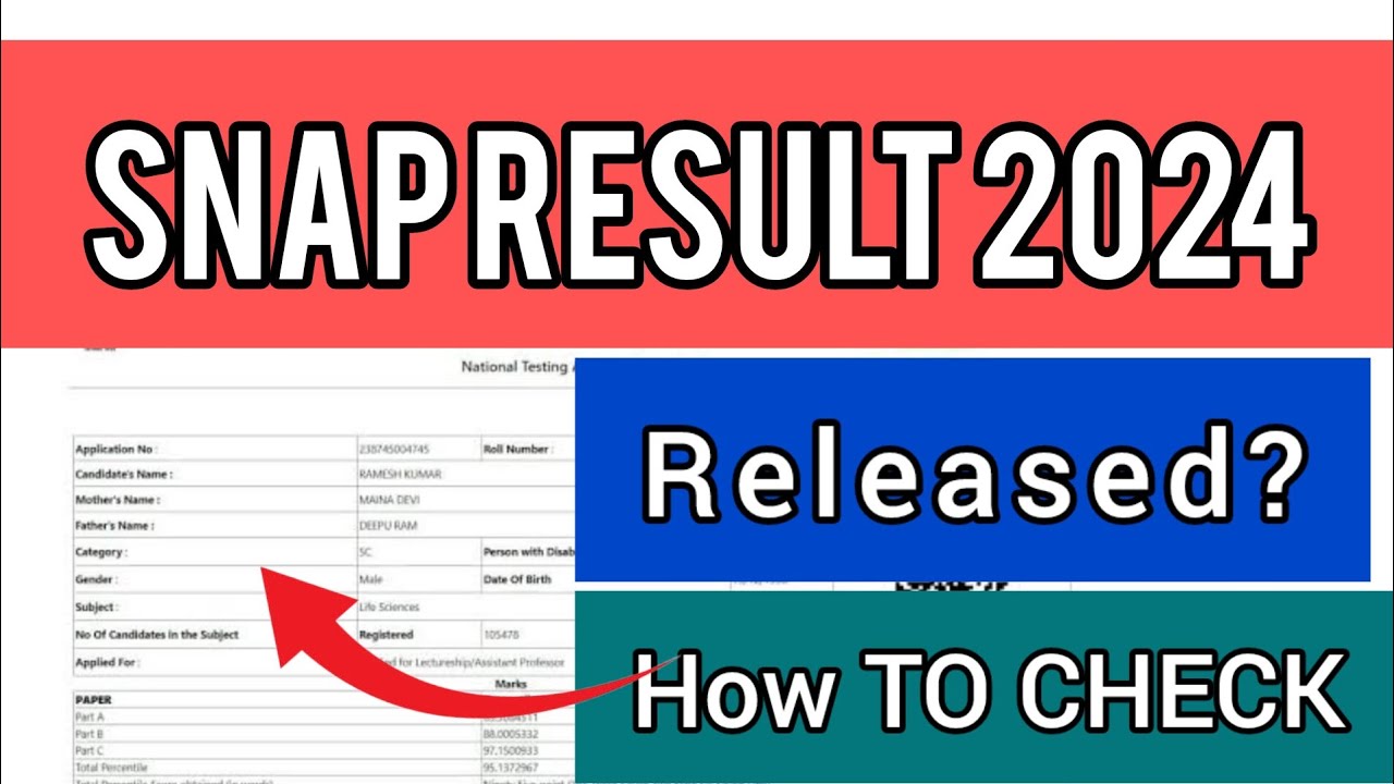 Snap Result 2024 | How To Check Snap Result 2024 - YouTube