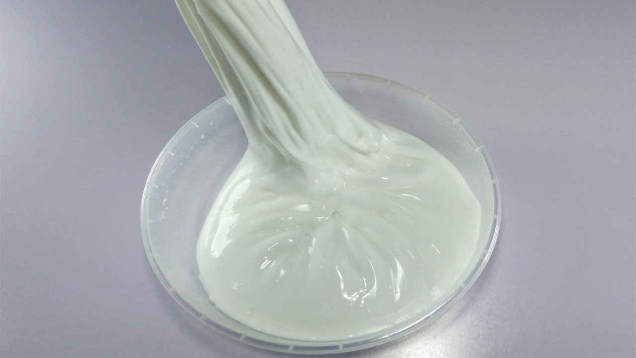 DIY UV WHITE SLIME TUTORIAL WITHOUT CLEAR GLUE !!! - YouTube