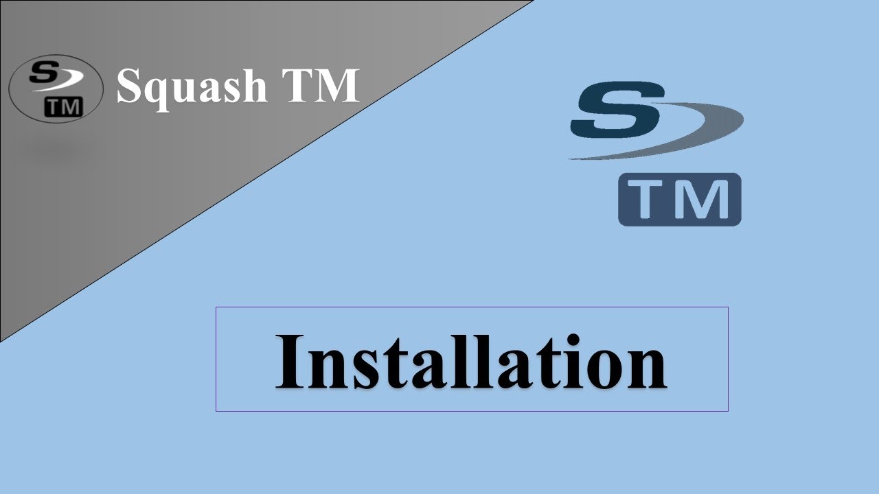 02- Installation Squash TM - YouTube