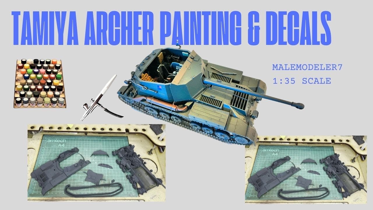 Tamiya Archer Scale Model Painting & Decals #tamiya #scalemodel # ...