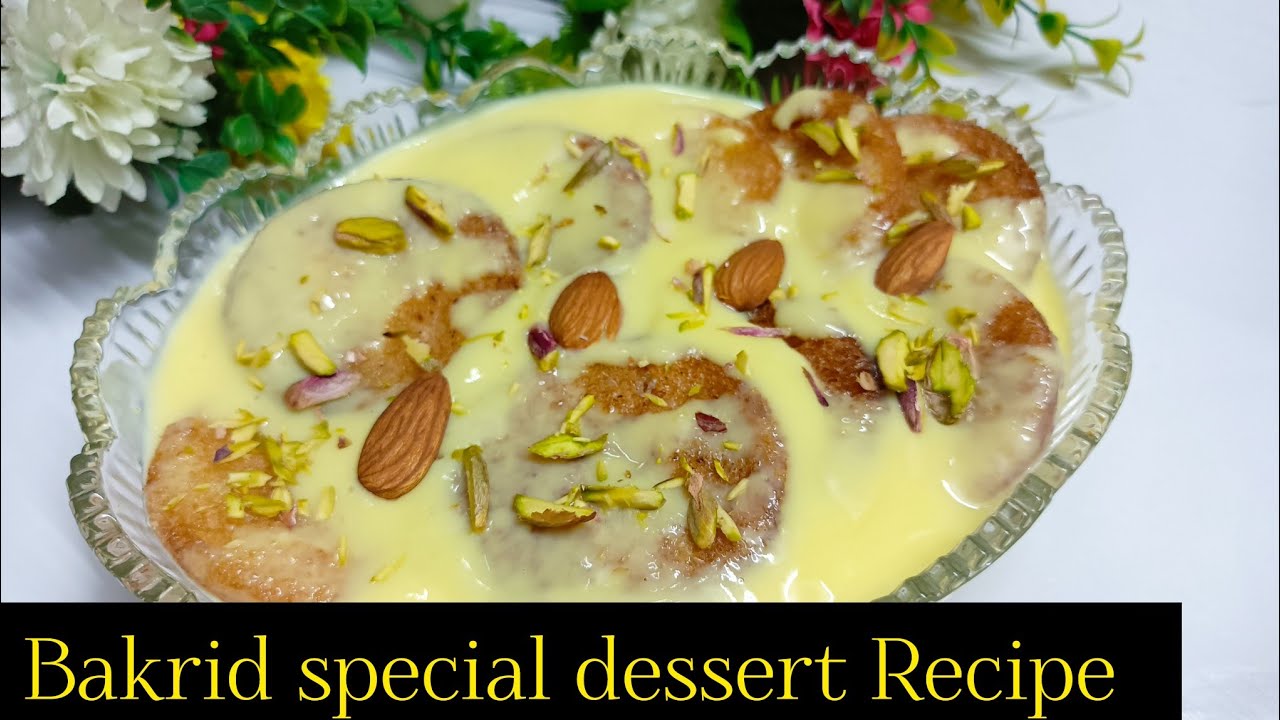 10 Min Mai banaye dessert Bread and only 2 cup milk dessert Bakra Eid ...