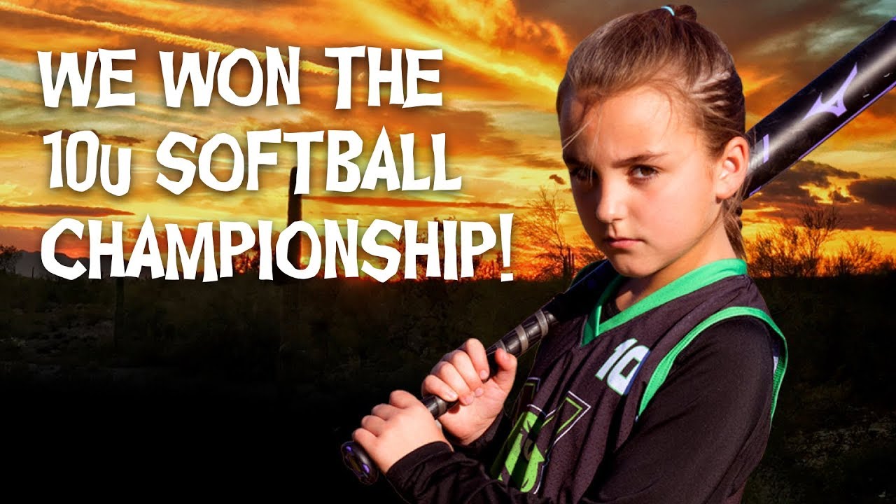 Winning 10u Softball Championship - YouTube