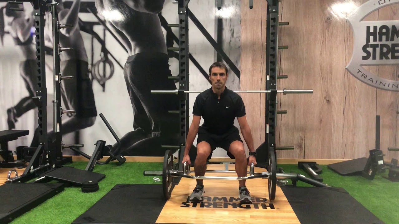 1 SENTADILLA BARRA HEXAGONAL SQUAD HEXAGONAL BARBELL - YouTube