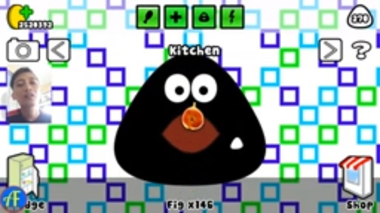 Baju Hitam Warna Kulitpun Hitam | Pou Mukbang Fruits 150 Fig | Pou ...