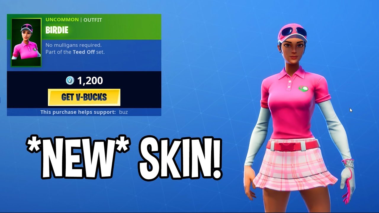 *NEW* ITEM SHOP! BIRDIE SKIN in Shop Now! - Fortnite Daily Update ...