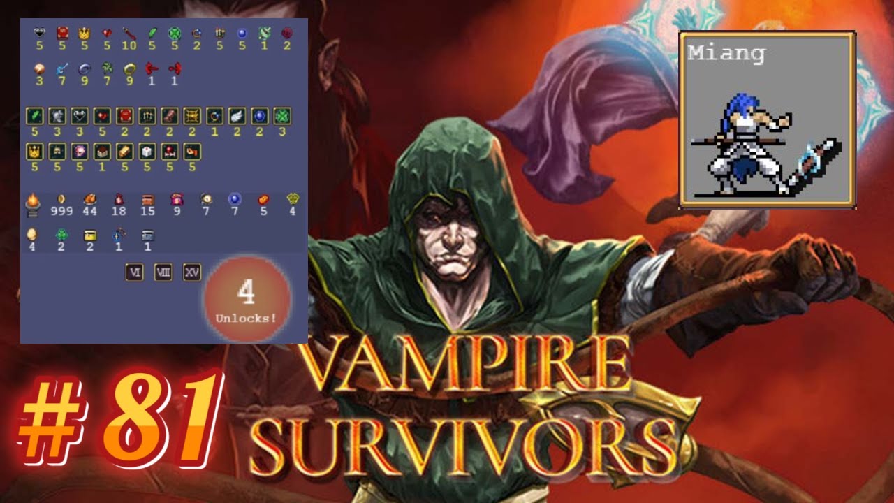 Miang Moonspell y derrotando a Orochimario | Vampire Survivors #81 ...