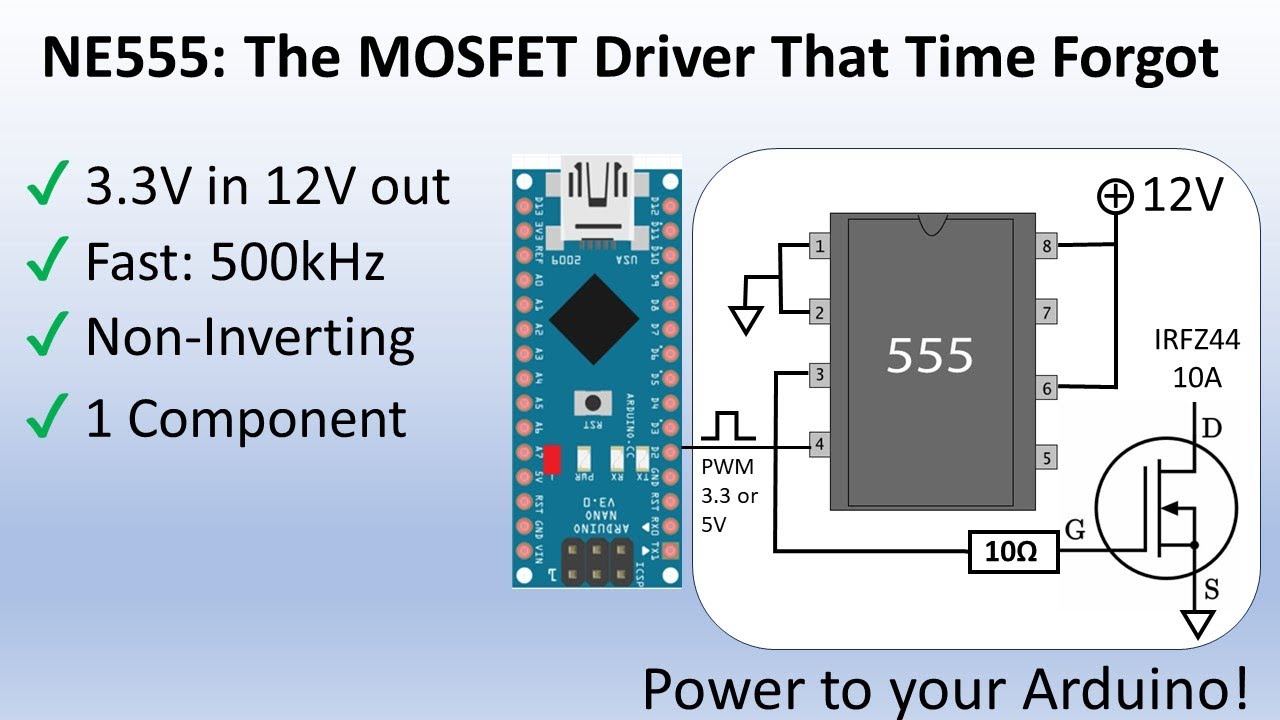 NE555: The MOSFET Driver That Time Forgot (Until Now!) - YouTube