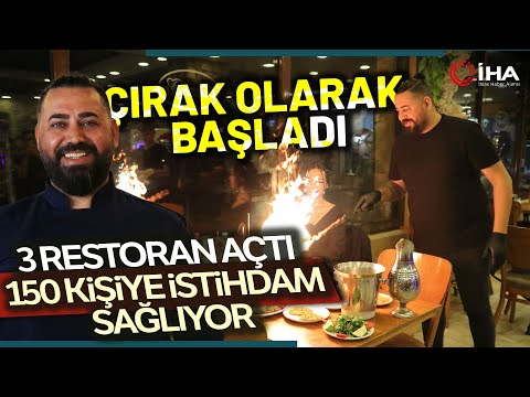 Çırak Olarak Başladı Şimdi 150 Kişiye İstihdam Sağlıyor