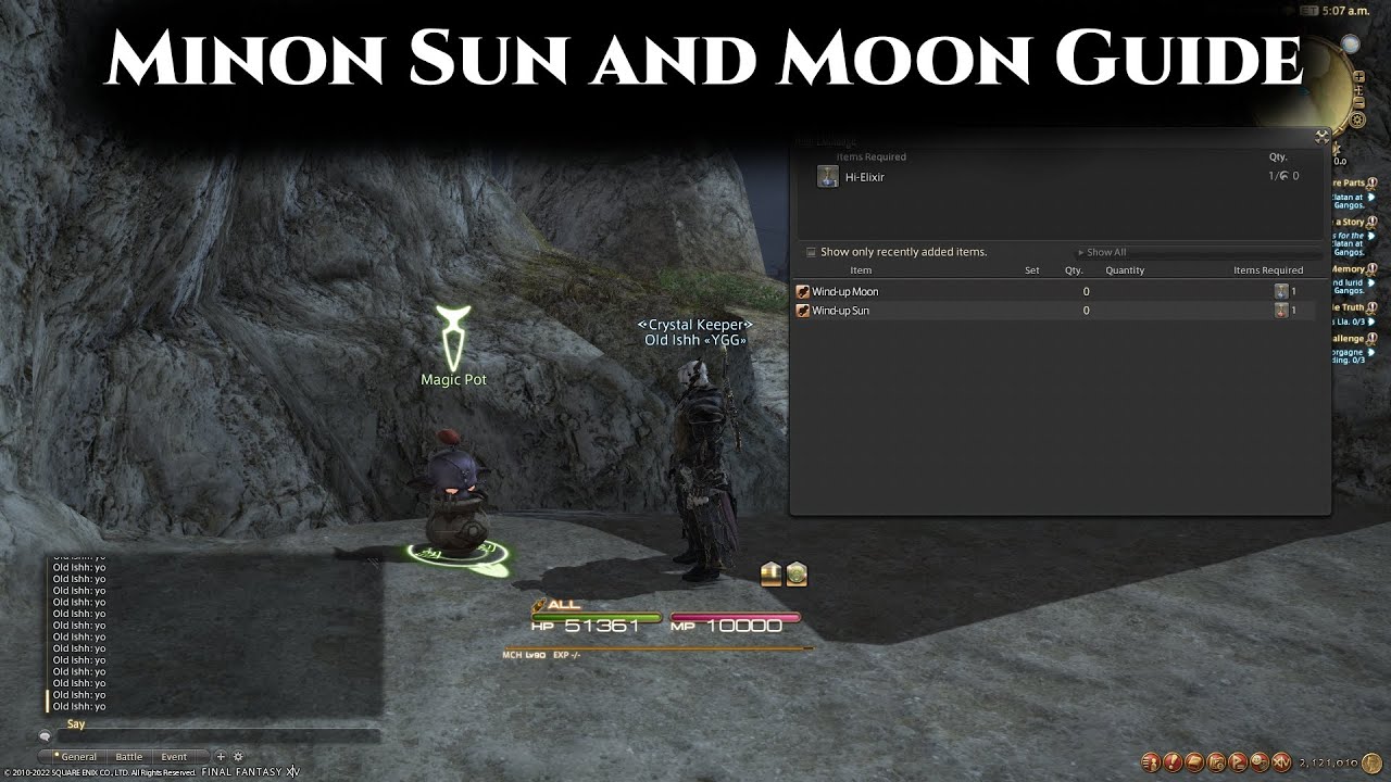 FFXIV Wind Up Sun and Wind Up Moon Minions Guide - YouTube