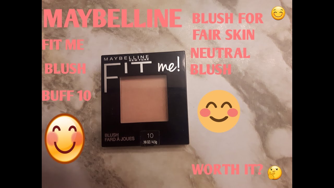 Maybelline Fit Me Blush Buff Review | Coolasice Makeup - YouTube