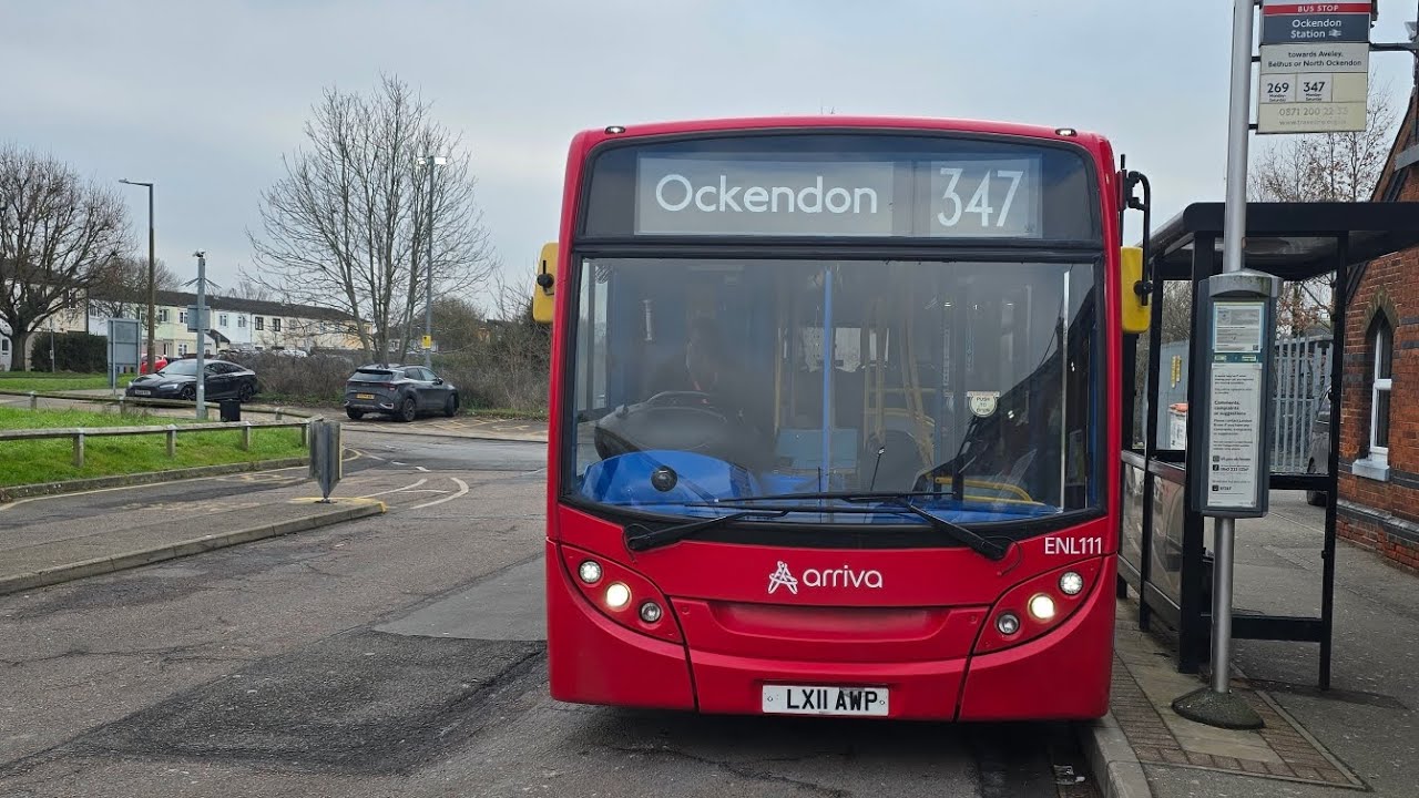 Last Day Of Route 347: Arriva London ADL Enviro 200 ENL111 LX11 AWP ...
