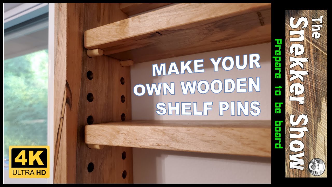 Simple process for making shelf pins using a router and table saw ...