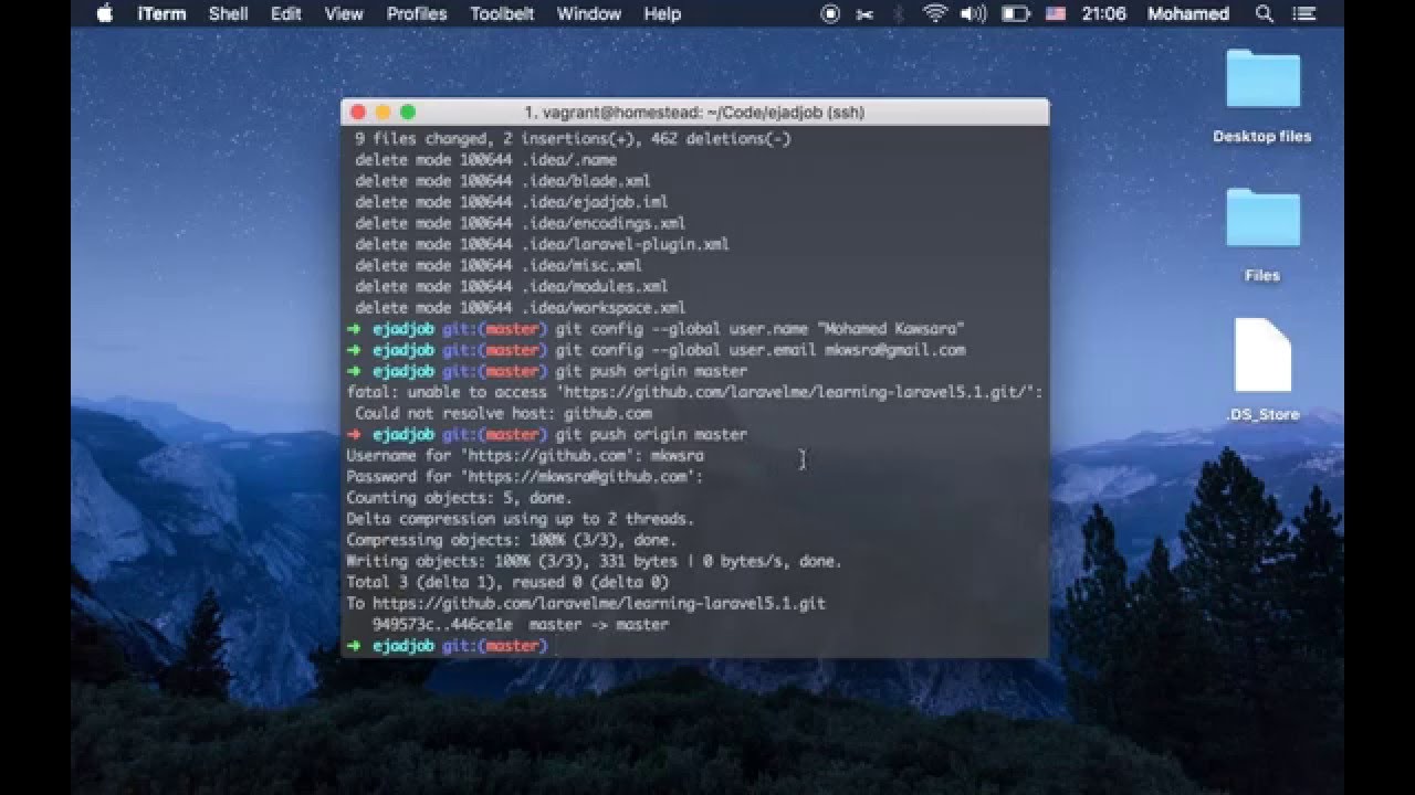 7 Arabic Interactive Laravel 52 Tutorial Adding Vcs Git Github Youtube