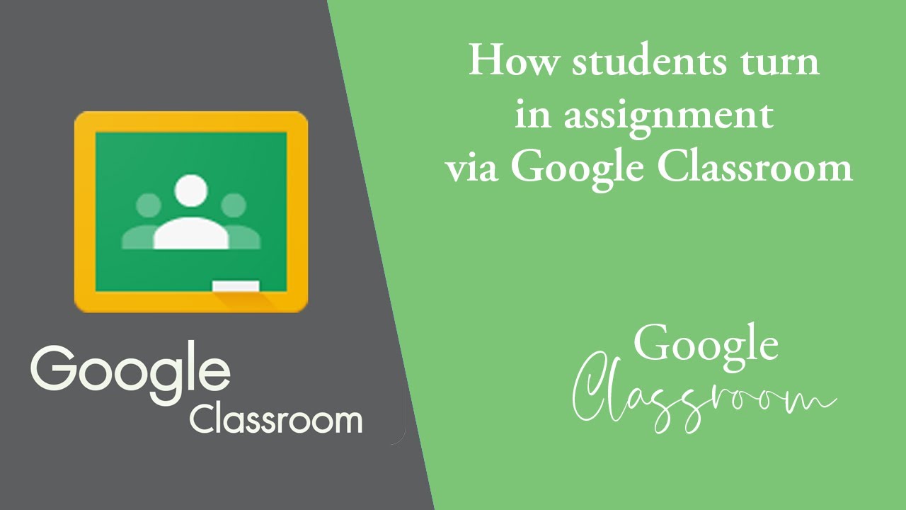 How Students Turn In An Assignment Via Google Classroom YouTube how-students-turn-in-an-assignment-via-google-classroom-youtube