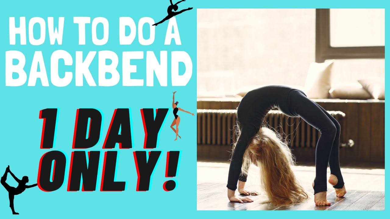 How to do a BACKBEND in 1 Day For Beginners + STRETCHING ROUTINE🤸‍♀️ ...