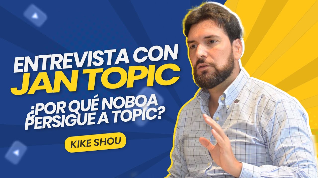 #KikeShou | Entrevista a Jan Topic: ¿Por qué Noboa persigue a Topic ...