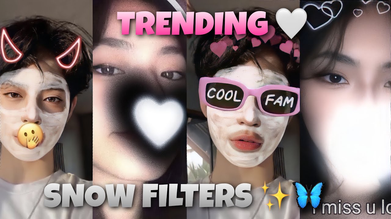 SNOW FILTERS 2023 | CUTE TRENDY AND AESTHETIC SNOW FILTERS 2023 FOR ...