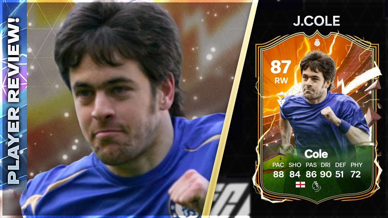 WHAT A CARD!!!!!! 87 RATED HEROES CARD JOE COLE PLAYER REVIEW - EA FC24 ...