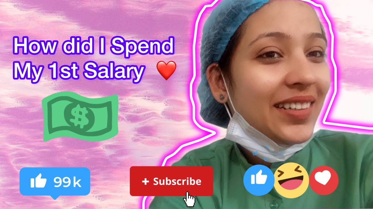 My first salary || First salary vlog || How did I spend my First Salary 😊 - YouTube