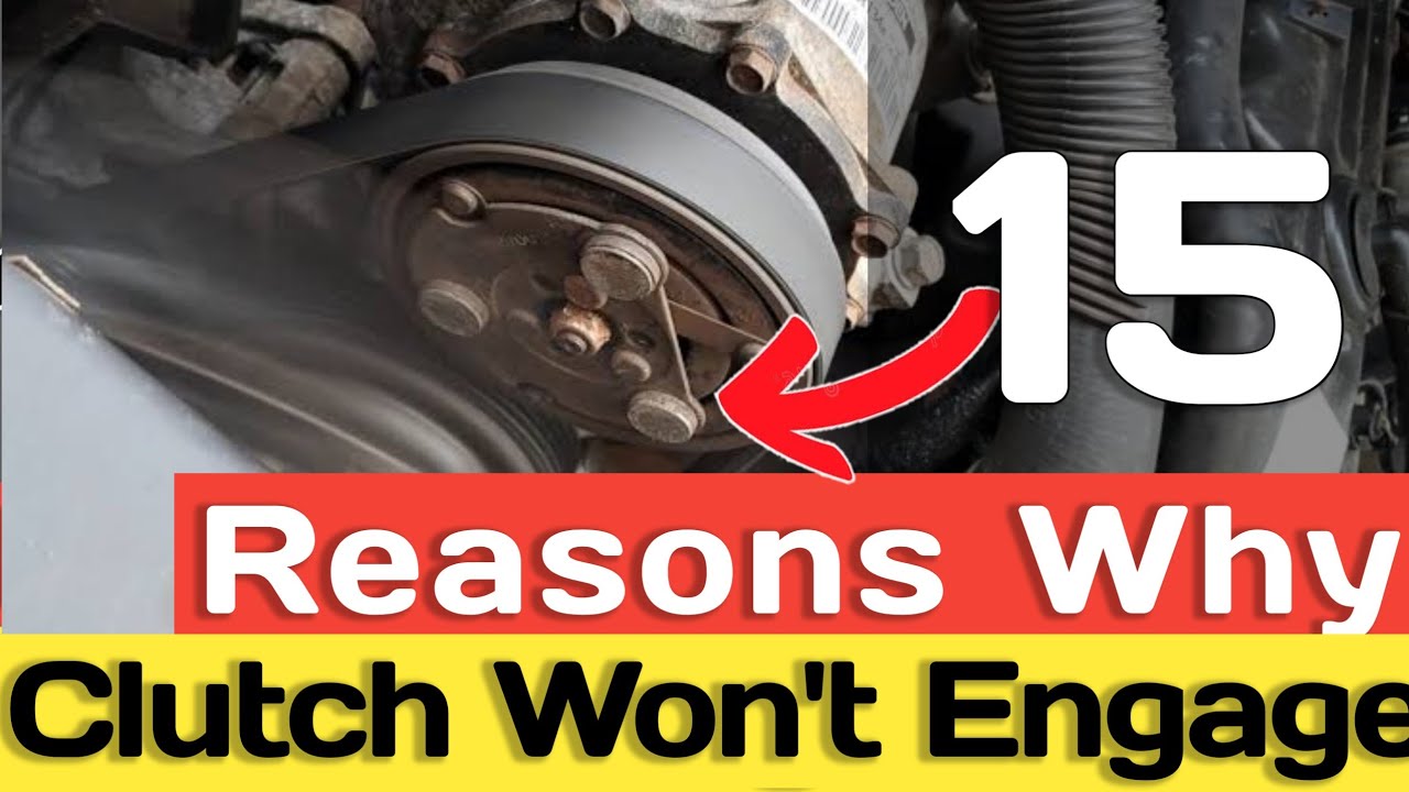 Compressor Clutch Won't Engage Solved | Top Reason Why Ac Clutch Wont ...