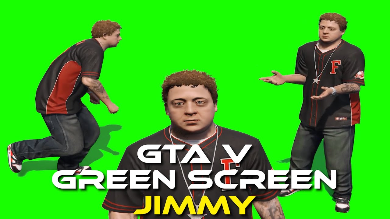 GTA V Green Screen Jimmy De Santa || GTA V MODS || Green Screen Effects ...