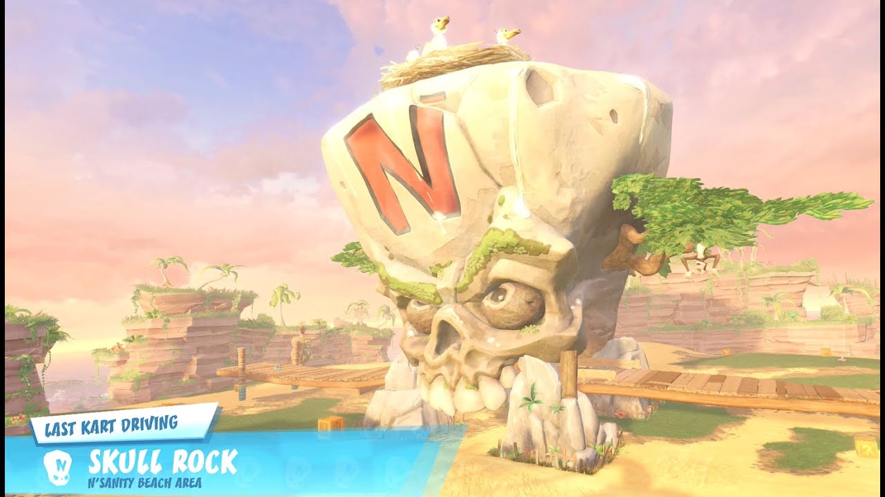 Crash Team Racing: Nitro-Fueled - Skull Rock - YouTube