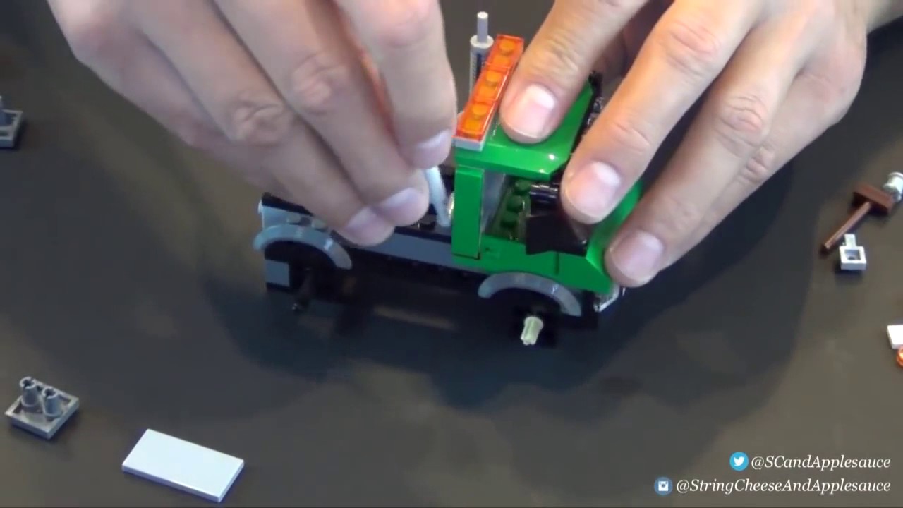 Lego City Snowplow Truck Set #60083 Unboxing and Build - YouTube