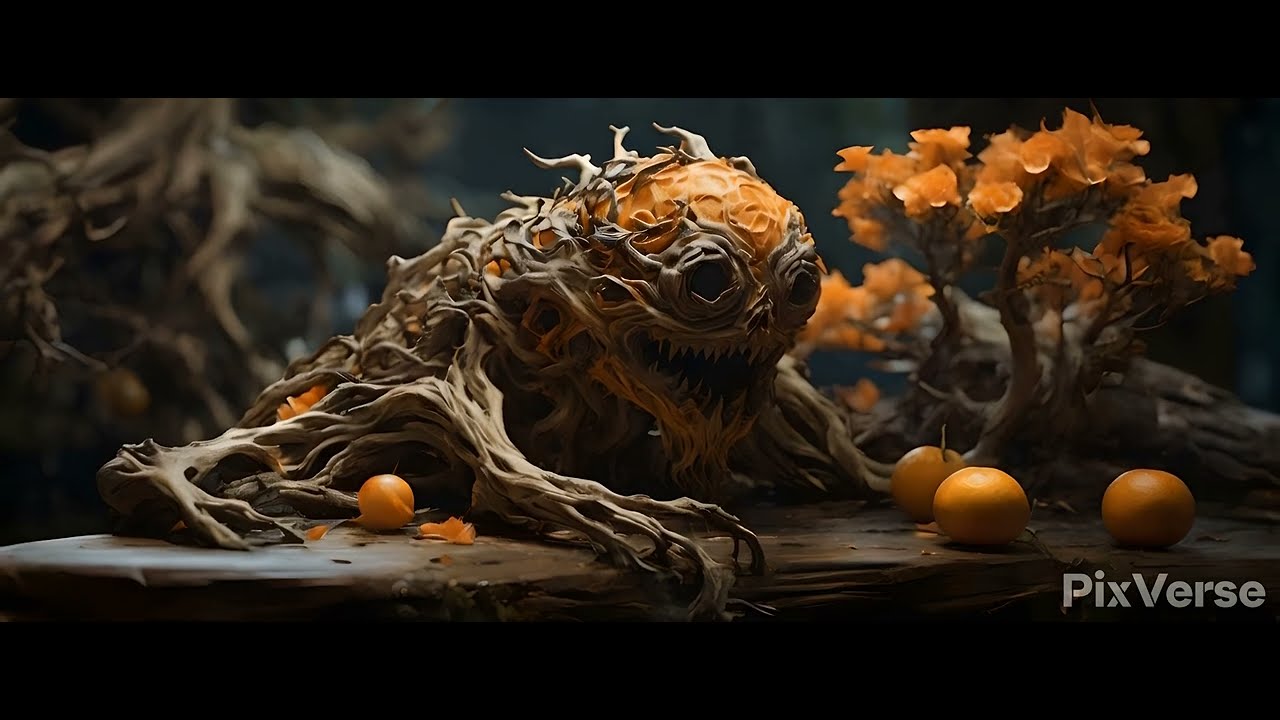 🍊👹 Capturing Decay: The Rotten Orange Tree Monster in Ultra-Realistic ...