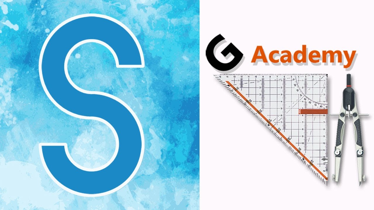 How to Draw perfect letter S with compass easy on graph paper , By ...