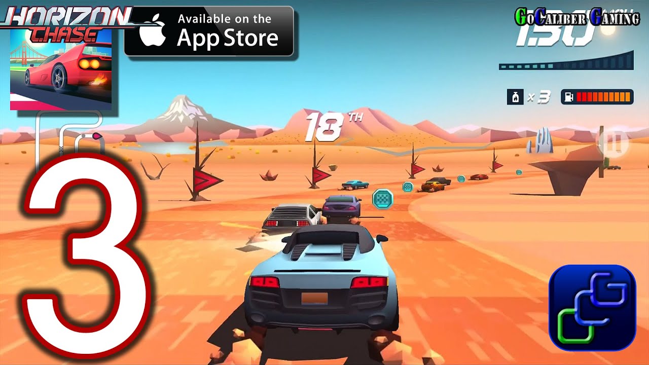 Horizon Chase iOS Walkthrough - Part 3 - Chile: Atacama, Bonus Race ...