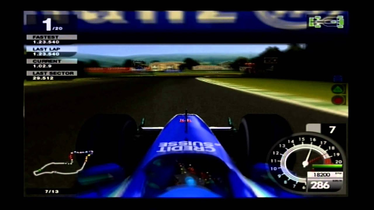 PS2 Classic - F1 2005 - Imola - Sauber - Jacques Villeneuve - YouTube