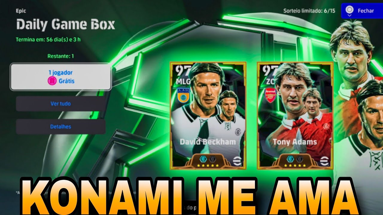 FUI RODAR A ROLETA DAILY GAME BOX E VEJA O QUE ACONTECEU NO EFOOTBALL ...