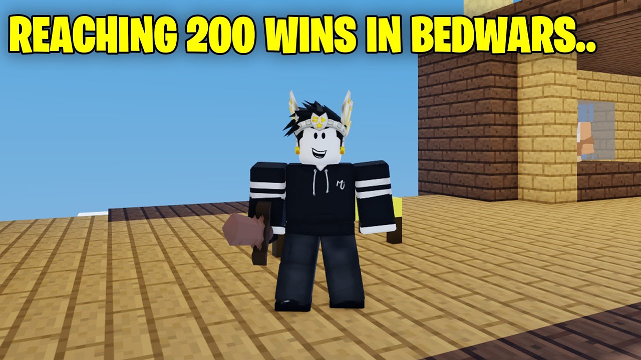 Reaching 200 WINS in Roblox Bedwars | Roblox Bedwars - YouTube
