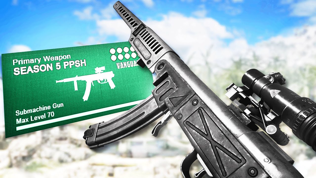 * NEW * the PPSh-41 is the BEST SMG in SEASON 5 WARZONE (CLASS SETUP ...