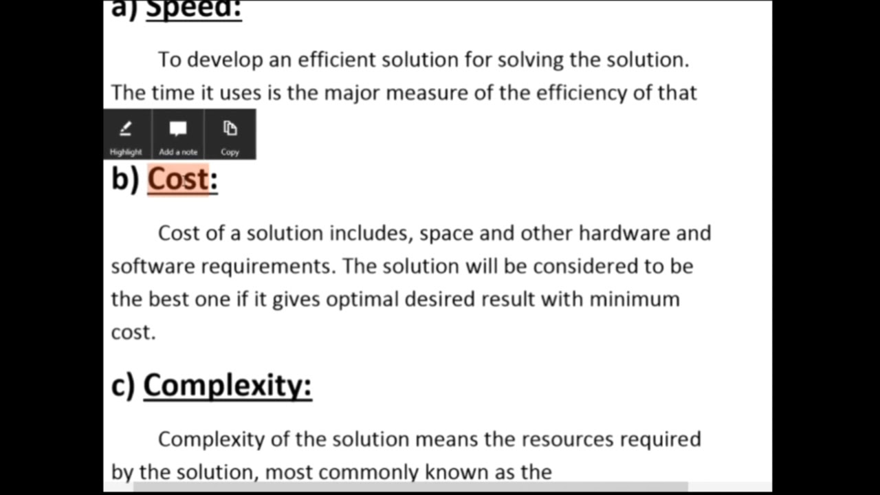 Topic#4 Selecting the best solution | 10th class computer science ...