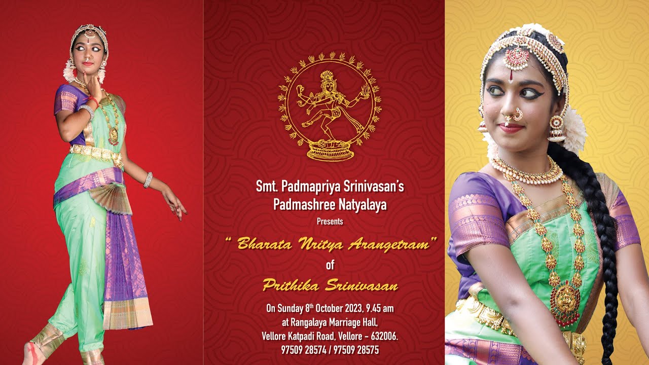 🔴Live Smt.Padmapriya Srinivasan's Padmashree Natyalaya Presents Bharata ...