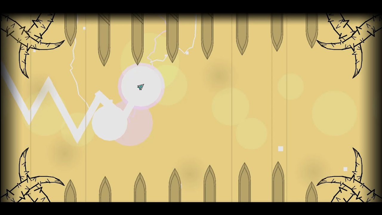 Geometry dash " Gold temple 100 " - YouTube