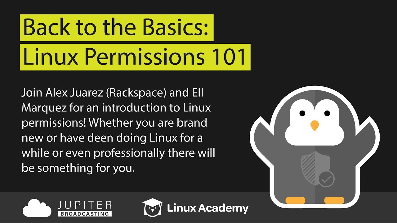 Linux Permissions 101 Part 3: The Sticky Bit - Study Group - YouTube