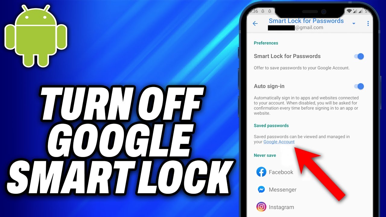 How To Turn Off Google Smart Lock On Android (2025) - Easy Fix - YouTube