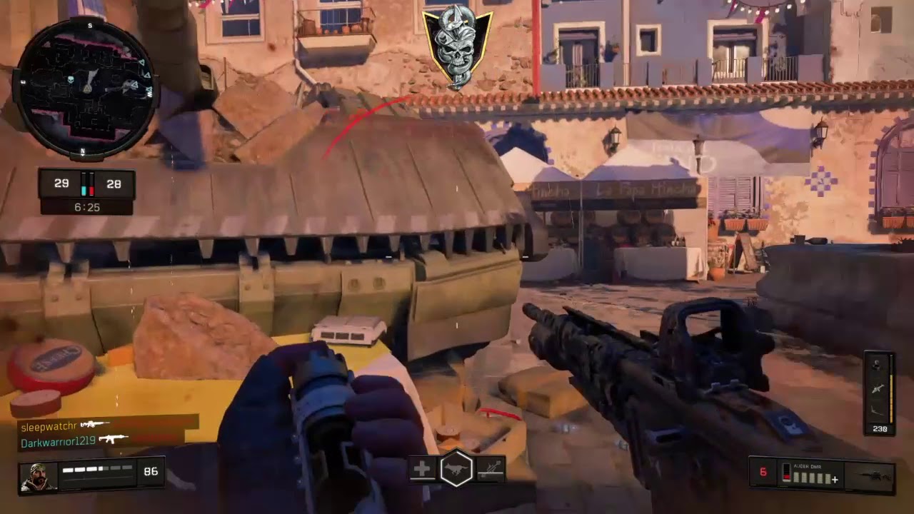 Guerrilla Warfare in BO4 25-2 w\ Auger DMR - YouTube