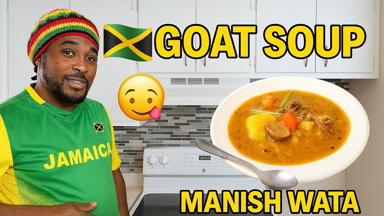 How to make manish water Jamaican goat meat soup | mannish wata goat ...