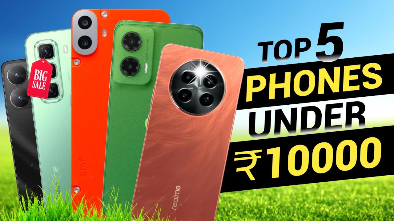 "Top 5 Best Smartphones Under ₹10,000 In March 2025!🔥 ! Budget Phones ...