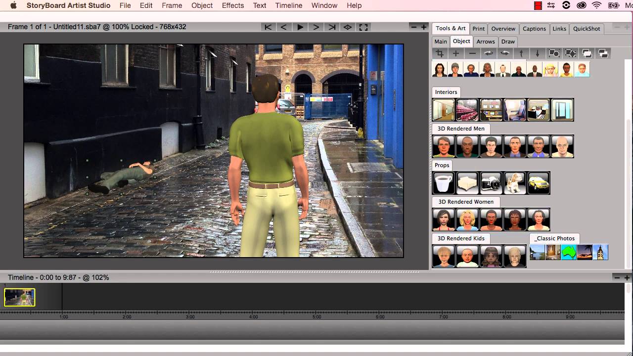 StoryBoard Artist 7: Basic Interface - YouTube