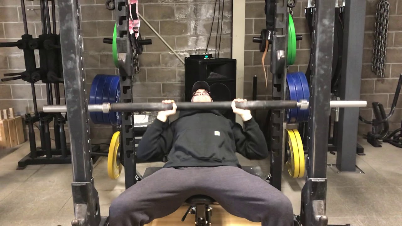 Close grip fat bar incline bench - YouTube