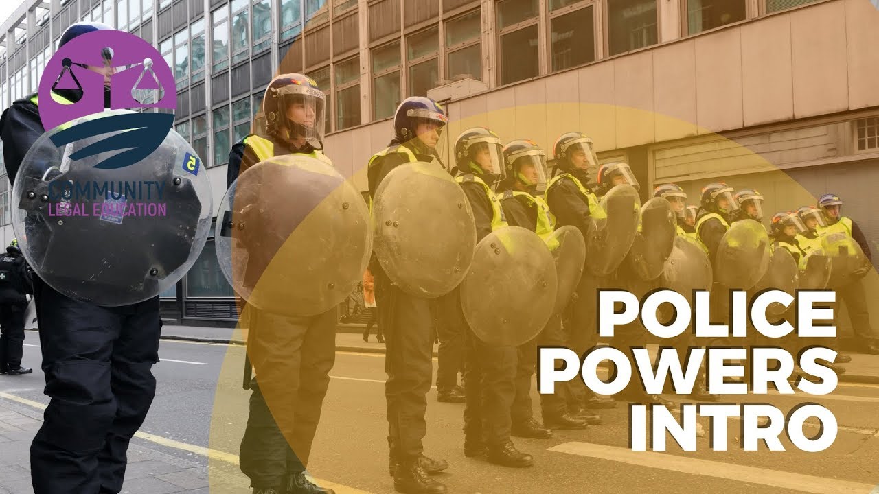 POLICE POWERS - SERIES INTRO - Community Legal Education - YouTube