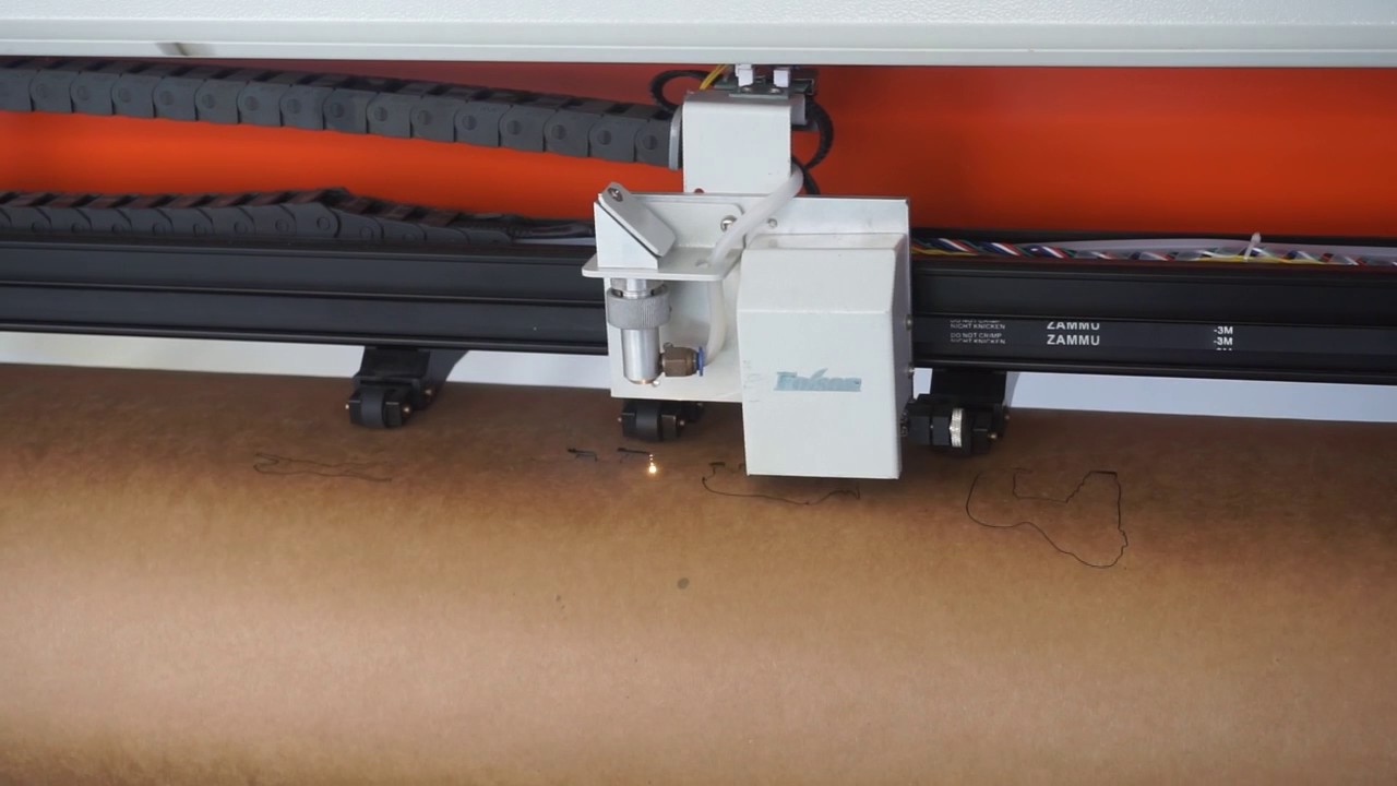 Foison laser cutting plotter - YouTube
