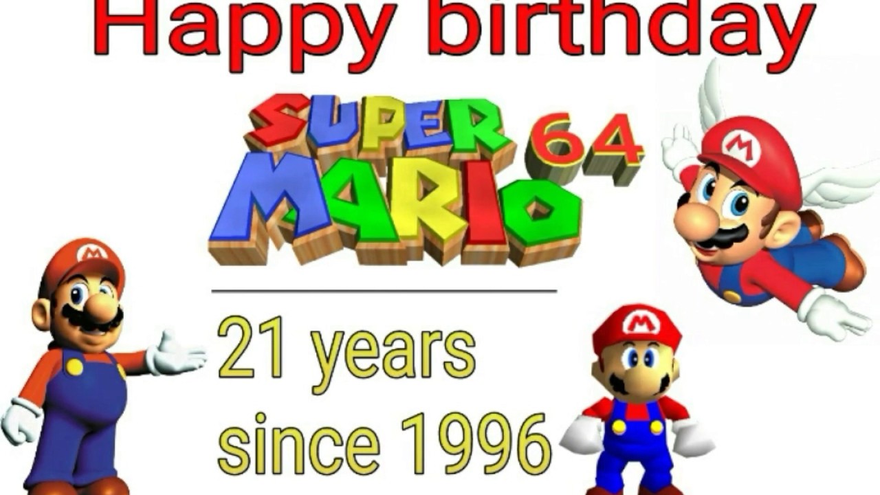 Happy birthday to the legacy of SM64 - YouTube