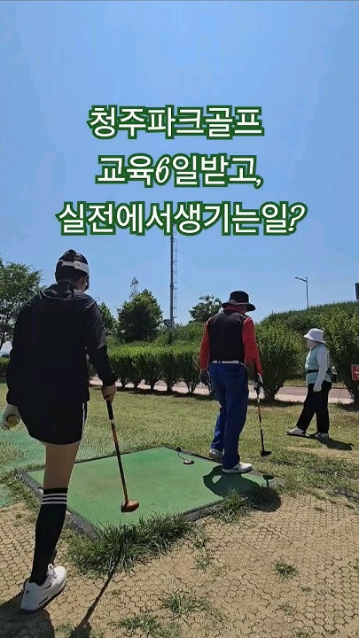 청주파크골프 교육6일받고 누구나 생길수있는 일 언제든 함께 즐겨주세요 골프는 이맛이지청주파크골프파크골프파크골프장퀸비골프버디 Youtube